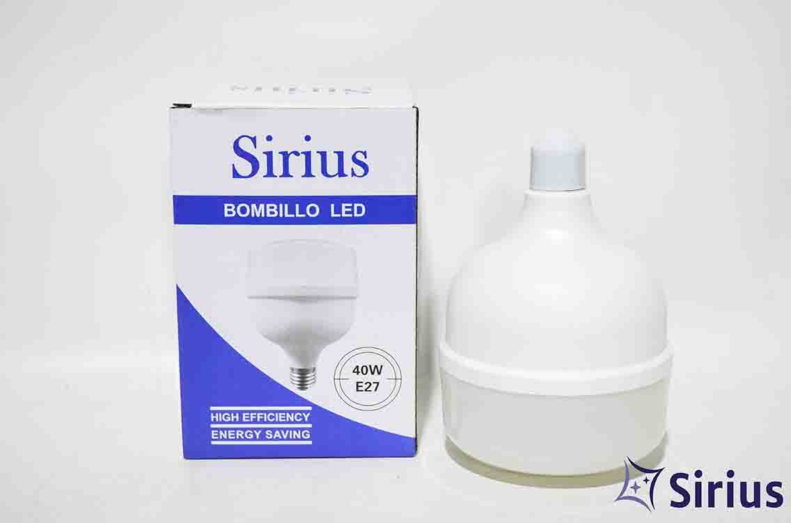BOMBILLO LED LUZ BLANCA 40W(110V) SIRIUS CRD-Y40W – Ferreteria Nuevo ...